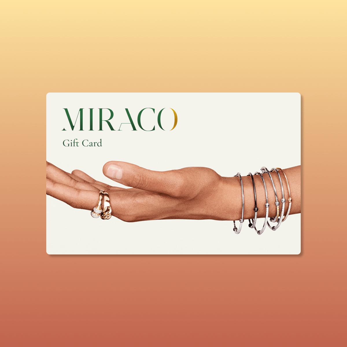 Digital Jewelry Gift Card | MIRACO